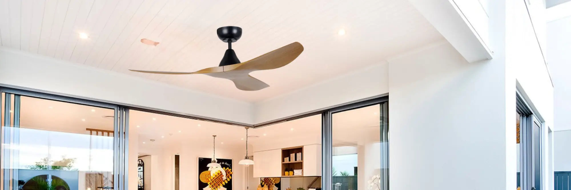 Australian DC Ceiling Fan Without Light High Airflow