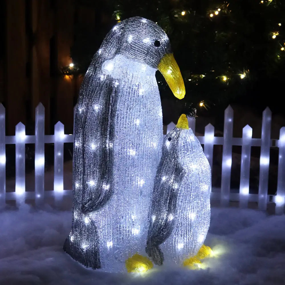Acrylic Penguin Light for Indoor & Outdoor