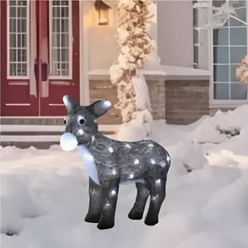 Acrylic Donkey - H34cm Indoor Outdoor Decoration