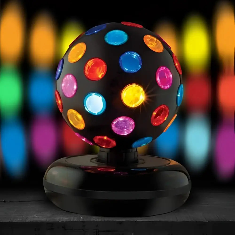 Black 4 Inch Disco Ball Lamp Green Earth Lighting