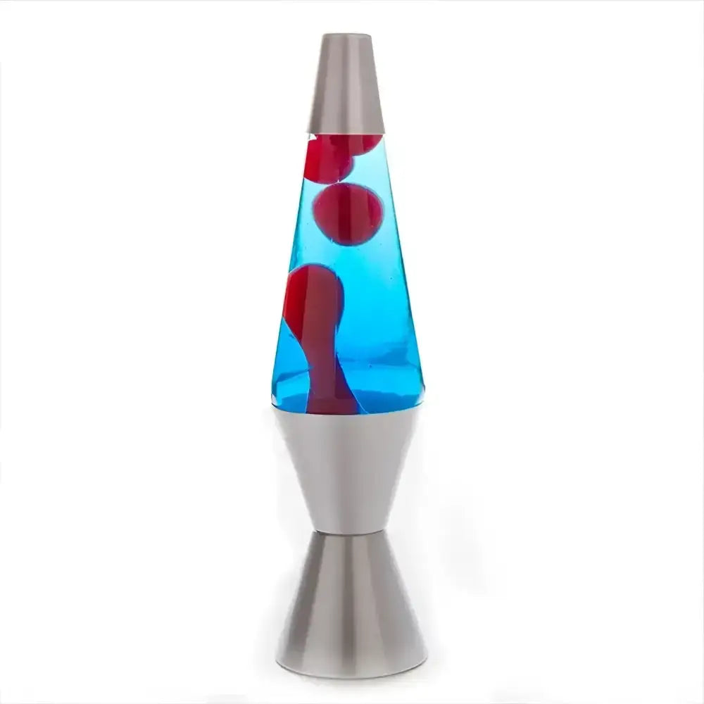 MDI Australia Diamond Motion Lamp with Silver Base Red Blue